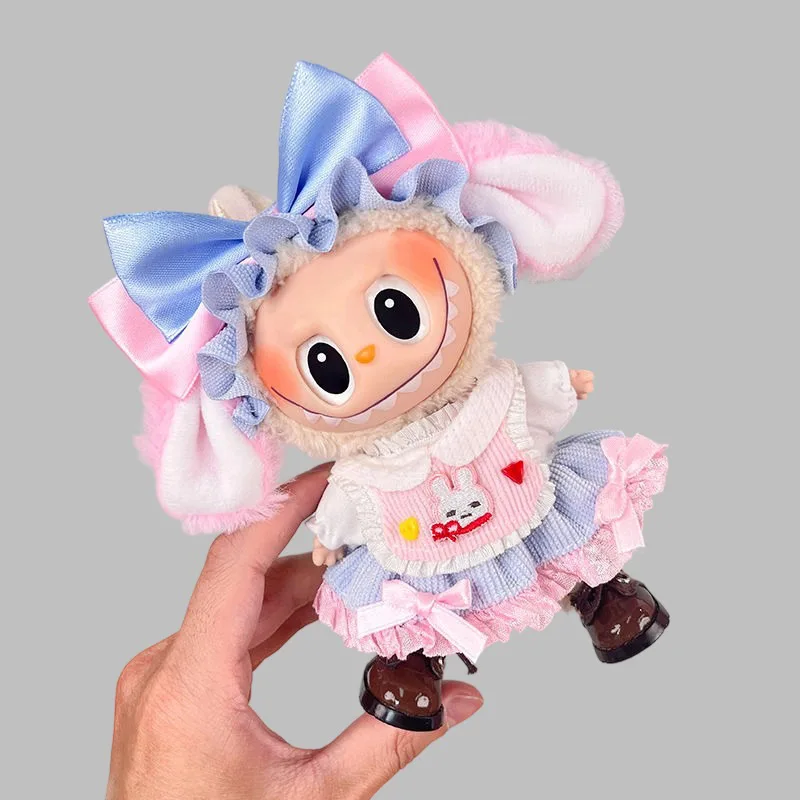 Labubu Luxury Set Series Labubu Brand Set Labubu Dress with Bow Hair ...