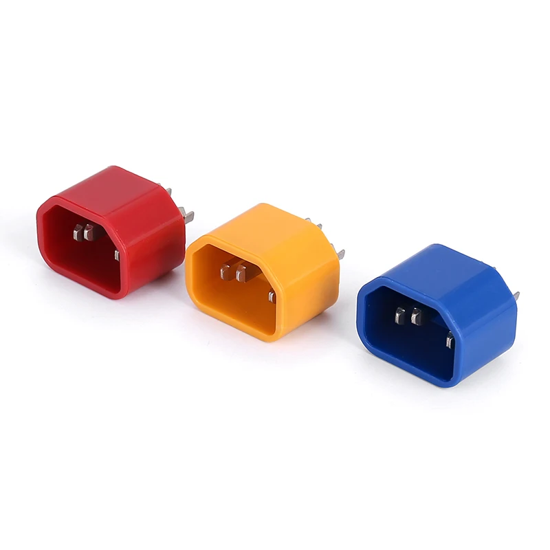 Iec C13 Plug Insert C14 C13 Plug Insert Socket Assembled Plug Fittings Desktop Socket For