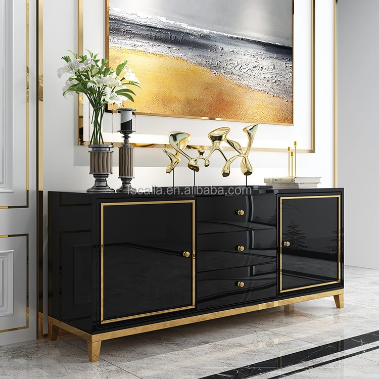 Modern Restaurant Storage Stainless Steel Living Room Cabinet Dining ...