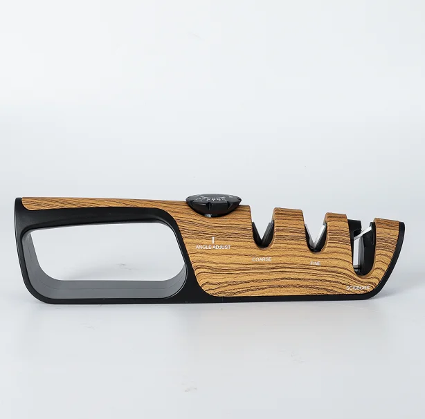 Wood Grain Fashion 3 In 1 Adjustable Scissors Knife Sharpener Manual ...