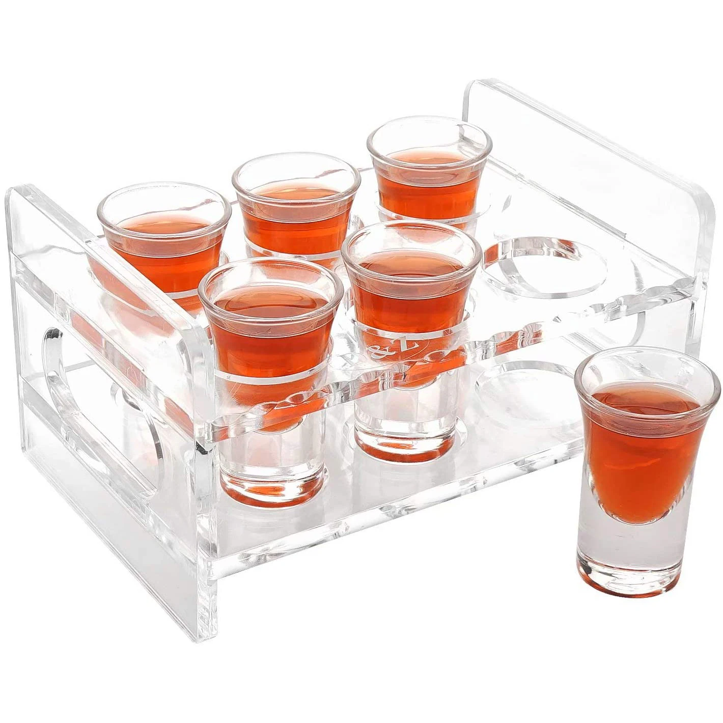 Custom Wine Glass Cup Holder Organizer - Acrylic Rack