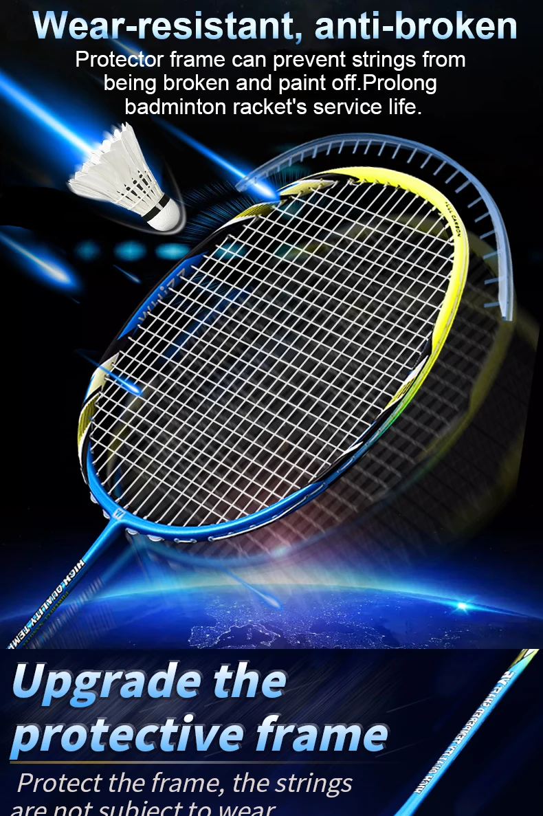 Whizz Custom Full Carbon Badminton Rackets Y5y6 Racket Sets For Sale ...