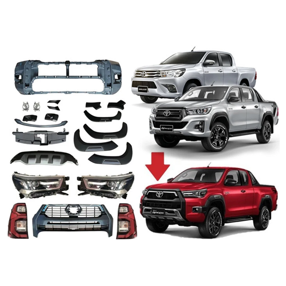 Toyota Hilux Revo Upgrade Rococo PP Material Bumper Kit