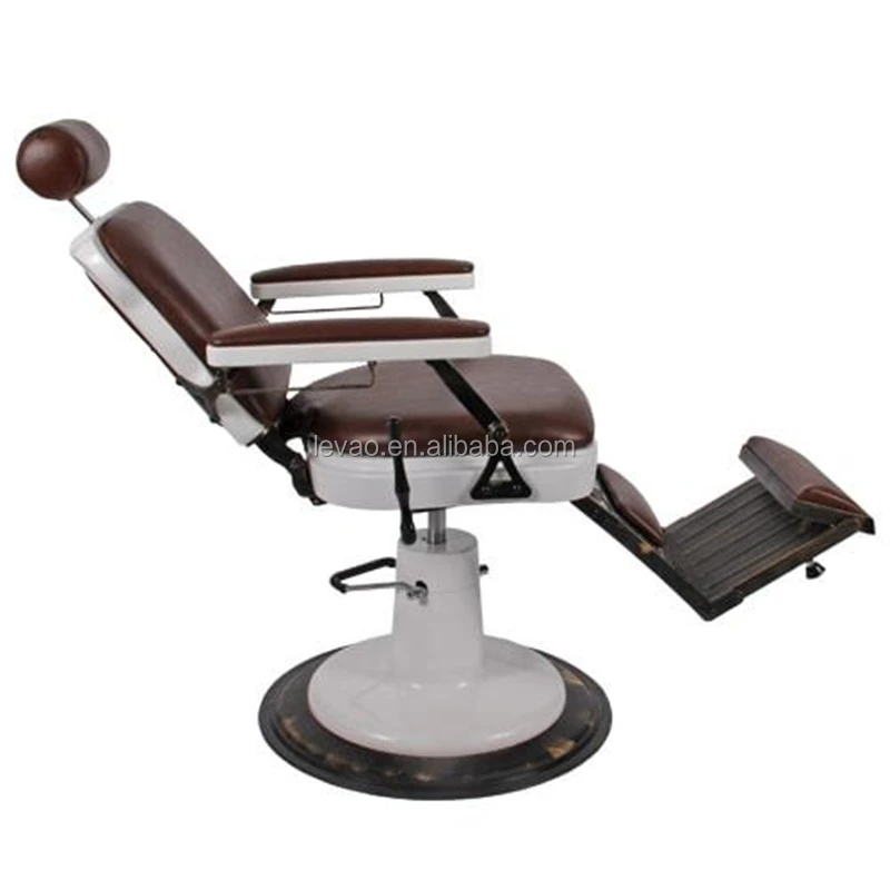 Barbershop Vintage Blue Barber Chair - Adjustable & Stylish