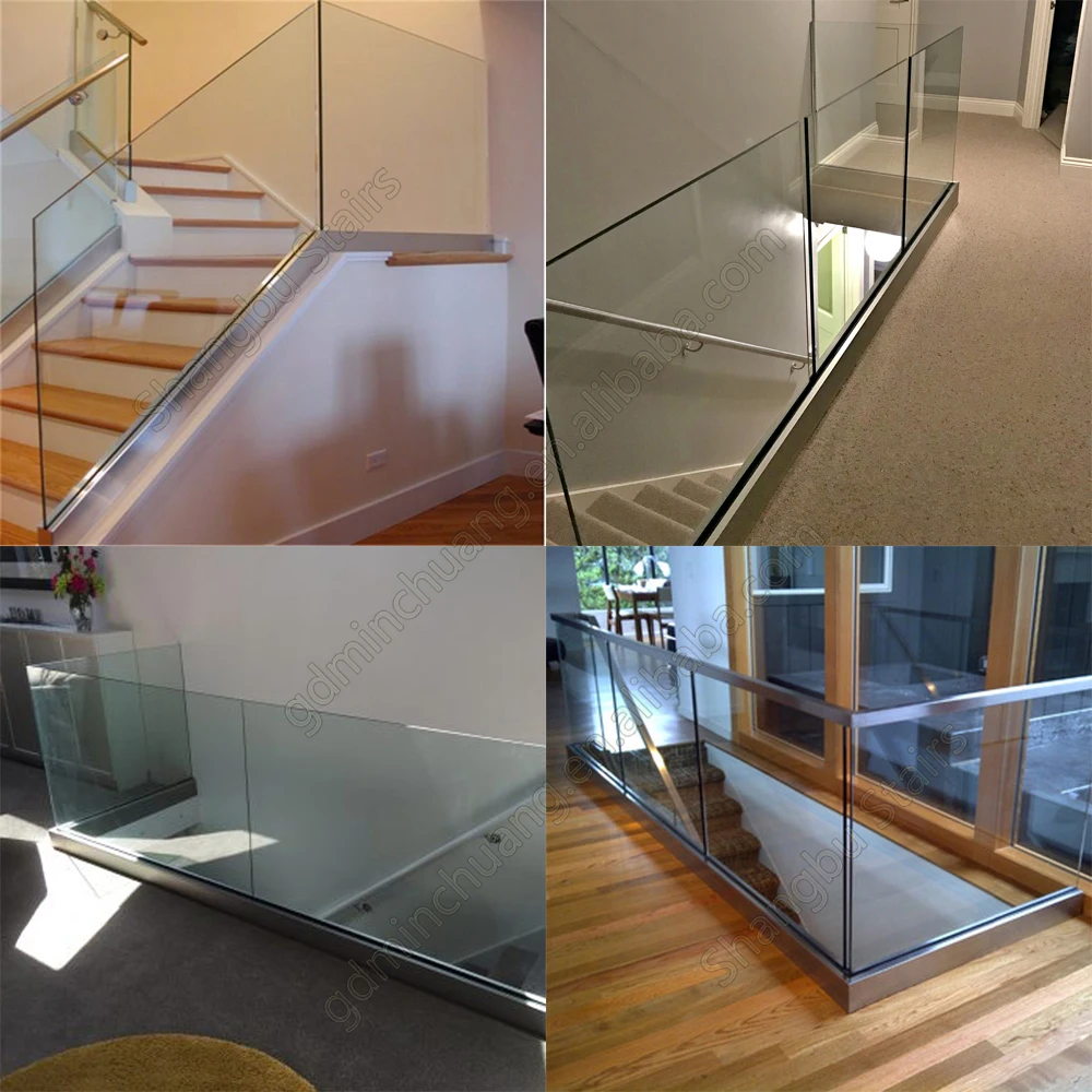 Aluminum U-Channel for Glass Railing - Durable & Stylish