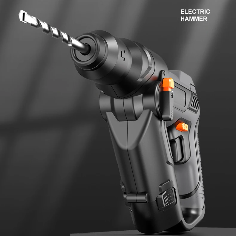 Hammer Machine 12V Cordless Impact Power Hammer Drills Set Hand Drill ...