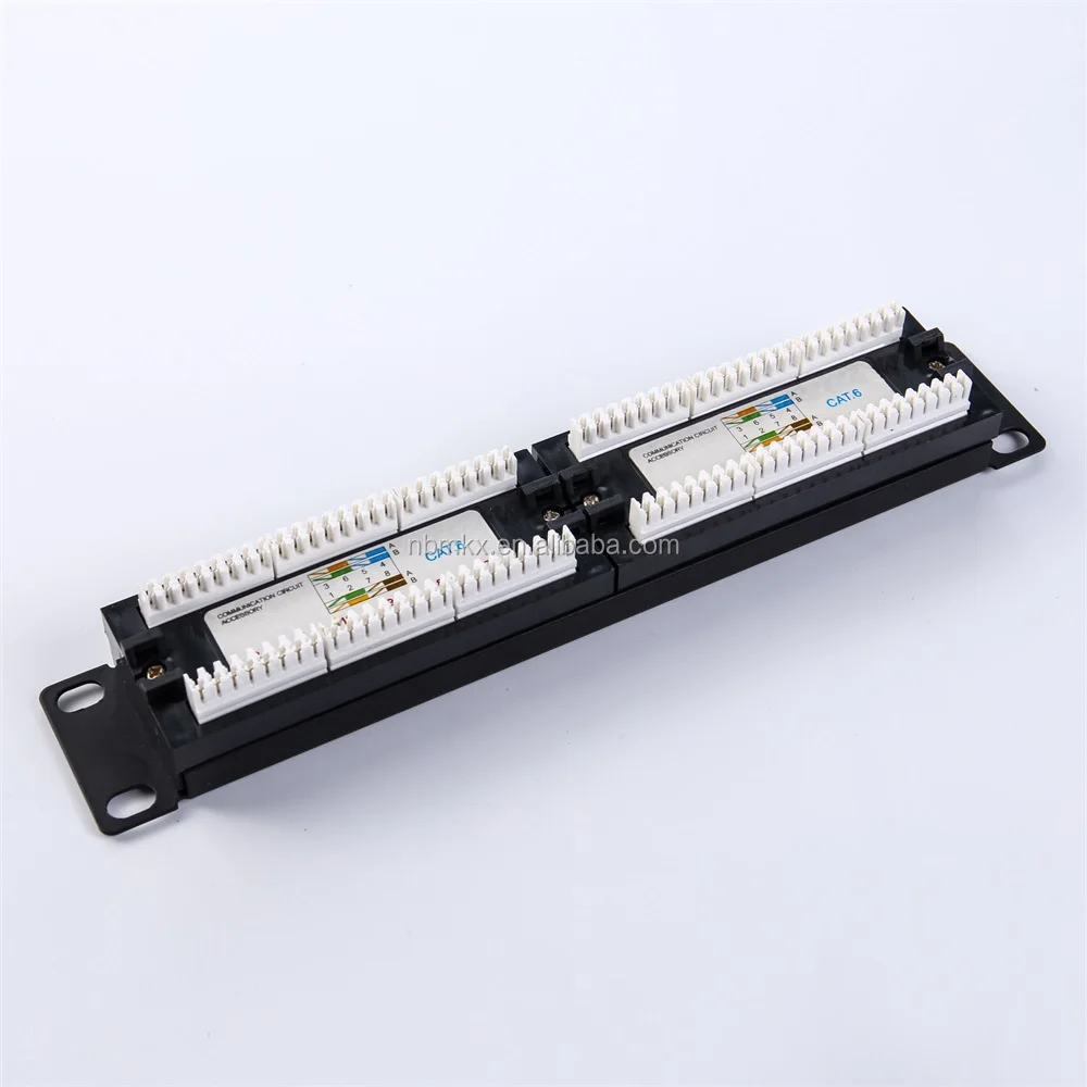 12 Port Patch Panel Cat6 Utp 10 Inch - Buy Patch Panel 12 Port Patch ...