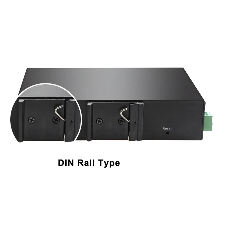 Din Rail 8 Ports Industrial Serial To Ethernet Device Converter Rs232 ...
