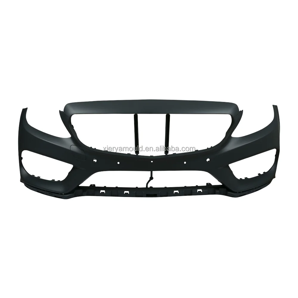 Mercedes C-Class W205 Front Bumper Assist Without Camera Hole