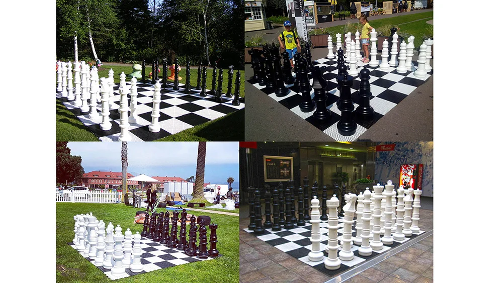 Giant Chess Set Outdoor - Perfect for Lawn & Garden Fun