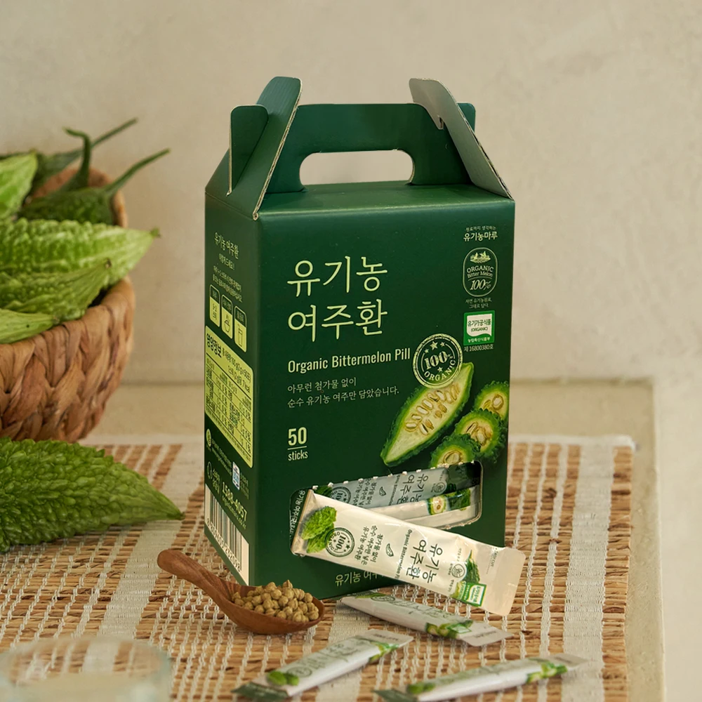 Organic Bitter melon pill sticks 2g x 50ea Easy Cut Stick with ...