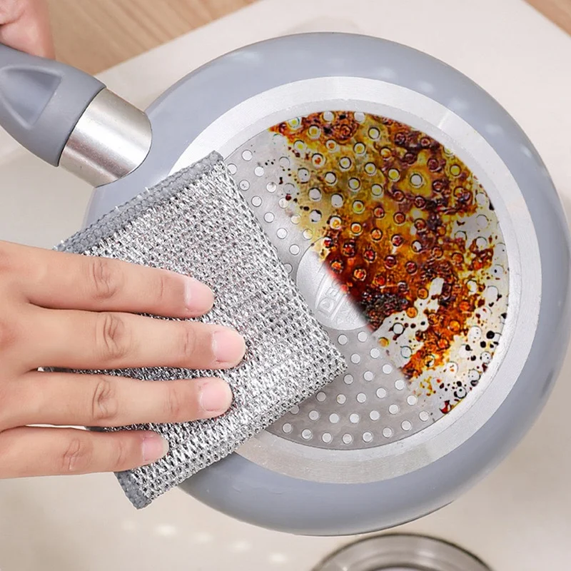 Wholesale China Silver High Quality Clean Cloth Reusable Microfiber ...