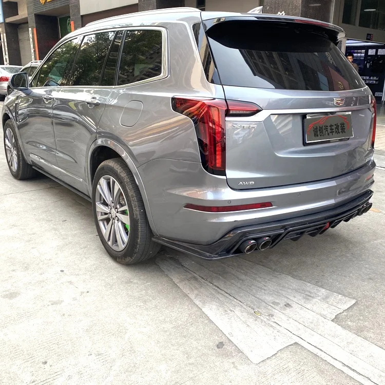 Auto Car Front Bumper Body Kits For Cadillac Xt6 2019-2021 Carbon Fiber ...