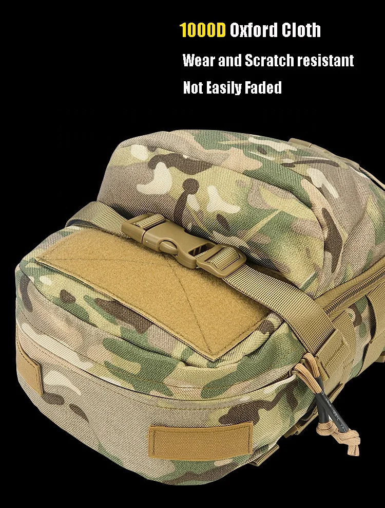 Tactical Hydration Backpack Bladder Lightweight MOLLE Water Carrier ...
