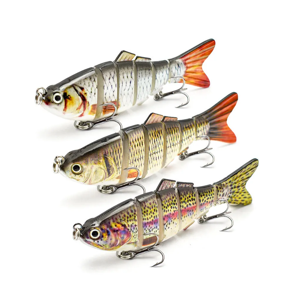10cm/17g ABS Multi-Section Simulation Hard Bait for Carp Special Lure ...
