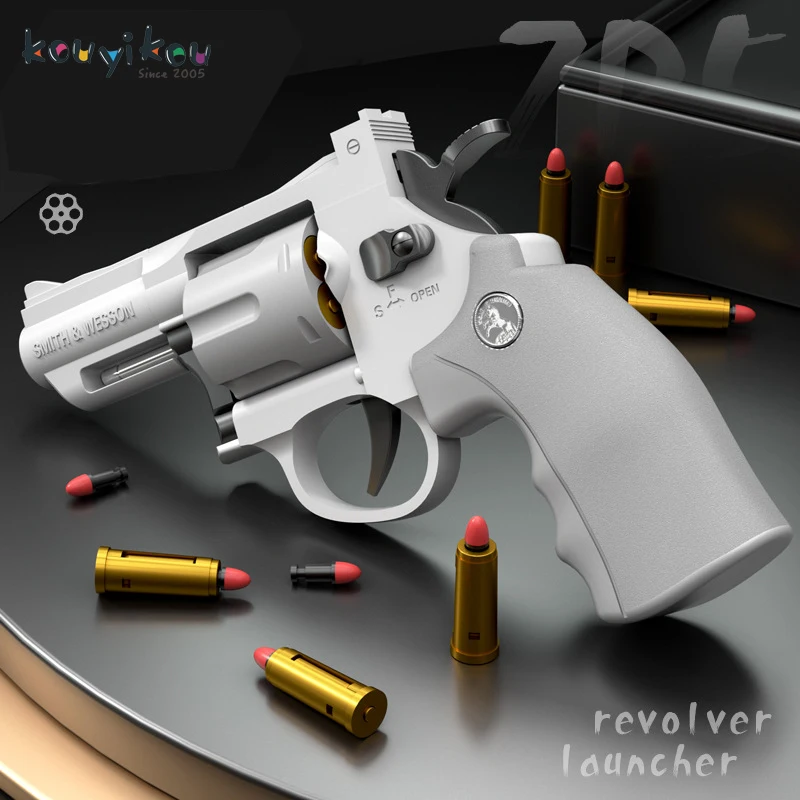 Revolver 357 Magnum Que Atira Blinha De Metal - Toy Gun