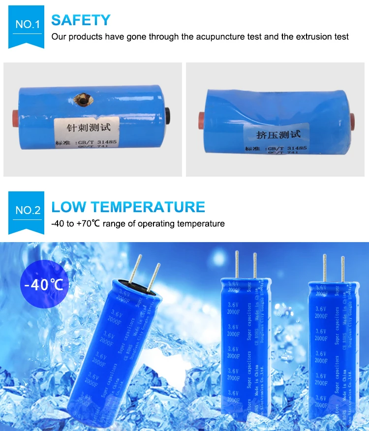 Automotive Start Assist Ultra Capacitor Module 3.6v 2000f - Buy ...