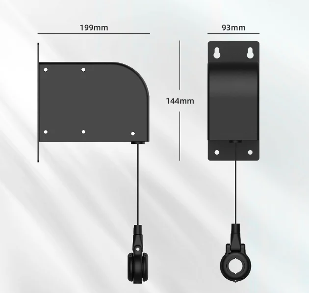 Evocharge Universal Cable Retractor for Secure EV Charging