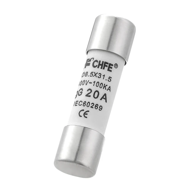 Iec Cylindrical Electric Fuse 400v 20a Ceramic Fuse Link - Buy Electric ...