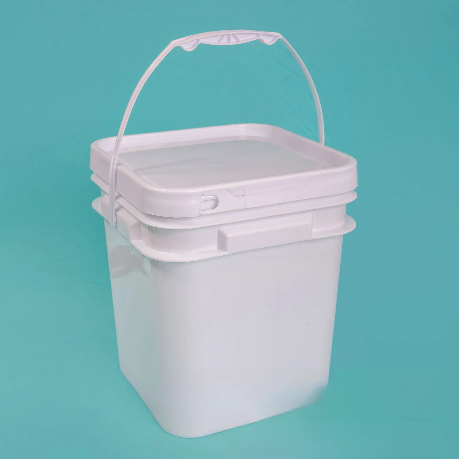 5l Square Plastic Bucket - Rectangular Container For Laundry Detergent ...