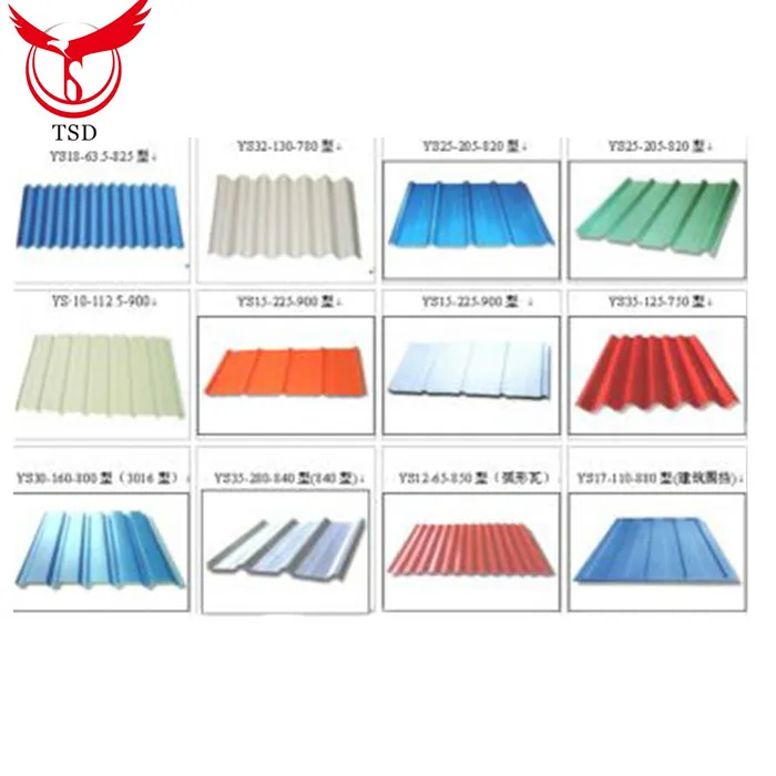 Prepainted Galvanized Steel Color Coated Roofing Iron Sheet Roof Sheets ...