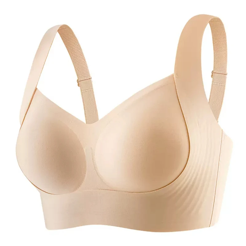 Comfortable Women's Soft Support Bra Traceless Seamless Top Push-up ...
