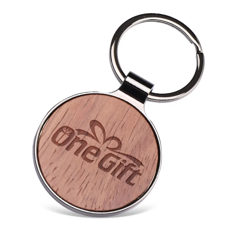 Wholesale Custom Sublimation Blank Wood Keychain Printed Wooden Charm ...
