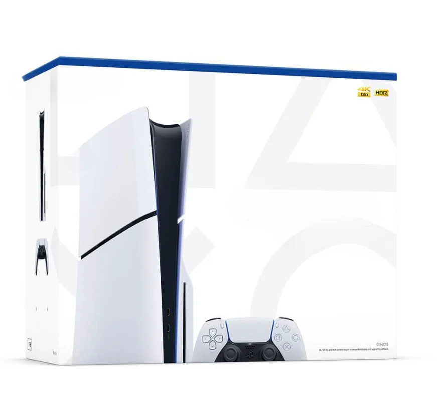 Playstation 5 Slim - High-Speed Gaming Console with 1000 Built-in Games