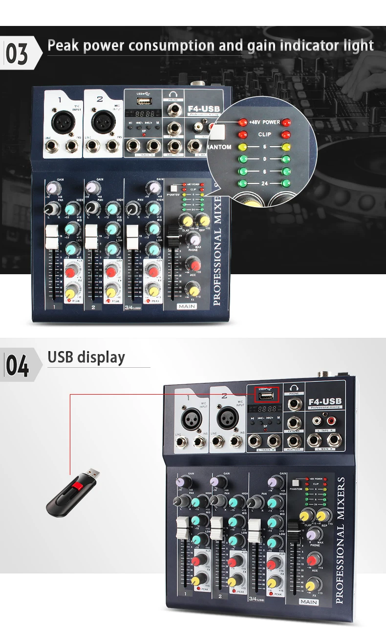 Best Price 4-channel Mini Mixer Audio Balance Cable Amplifier Pro ...