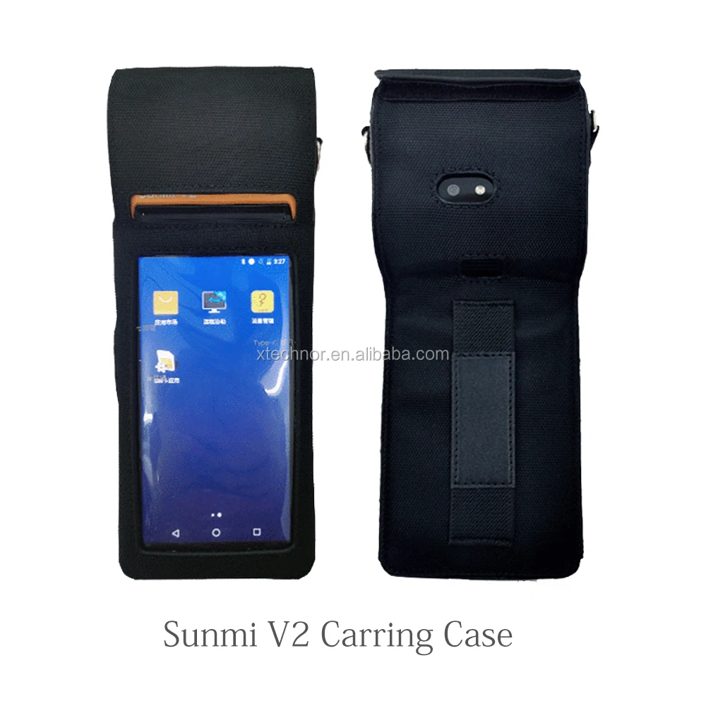 Pu Carry Bag Protective Casing For Android Sunmi V2 Pos Case - Buy ...
