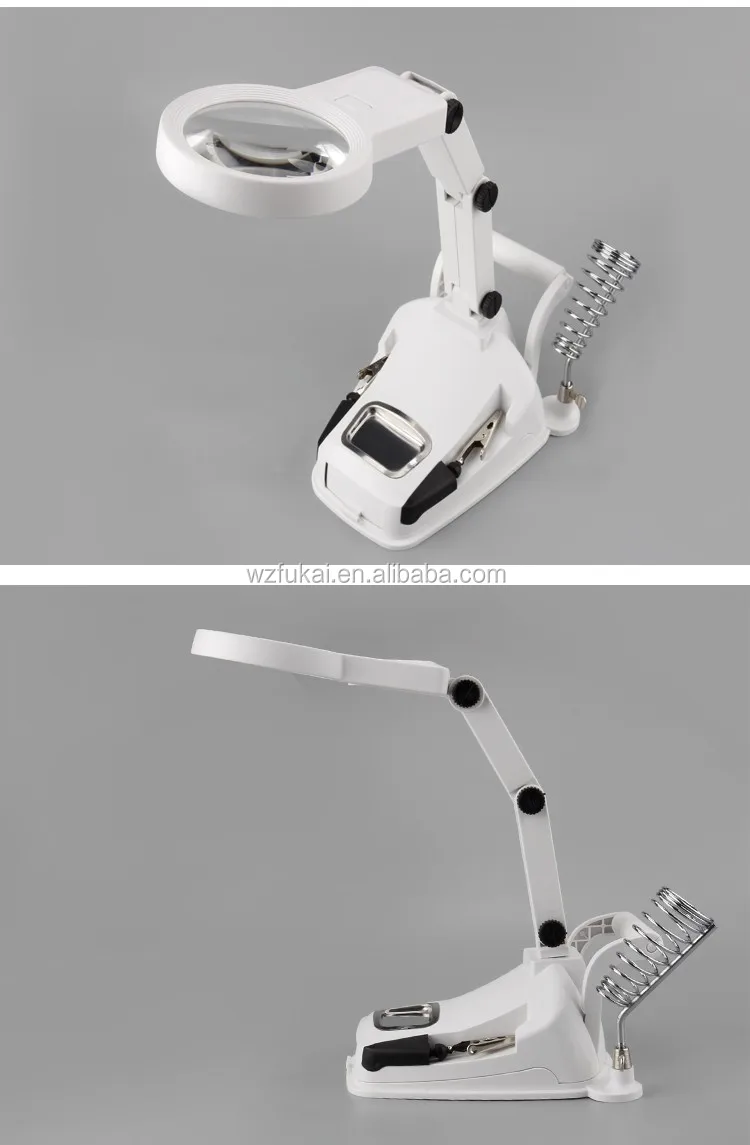 TH-7027 LED Desktop Magnifier - Professional Industrial Tool