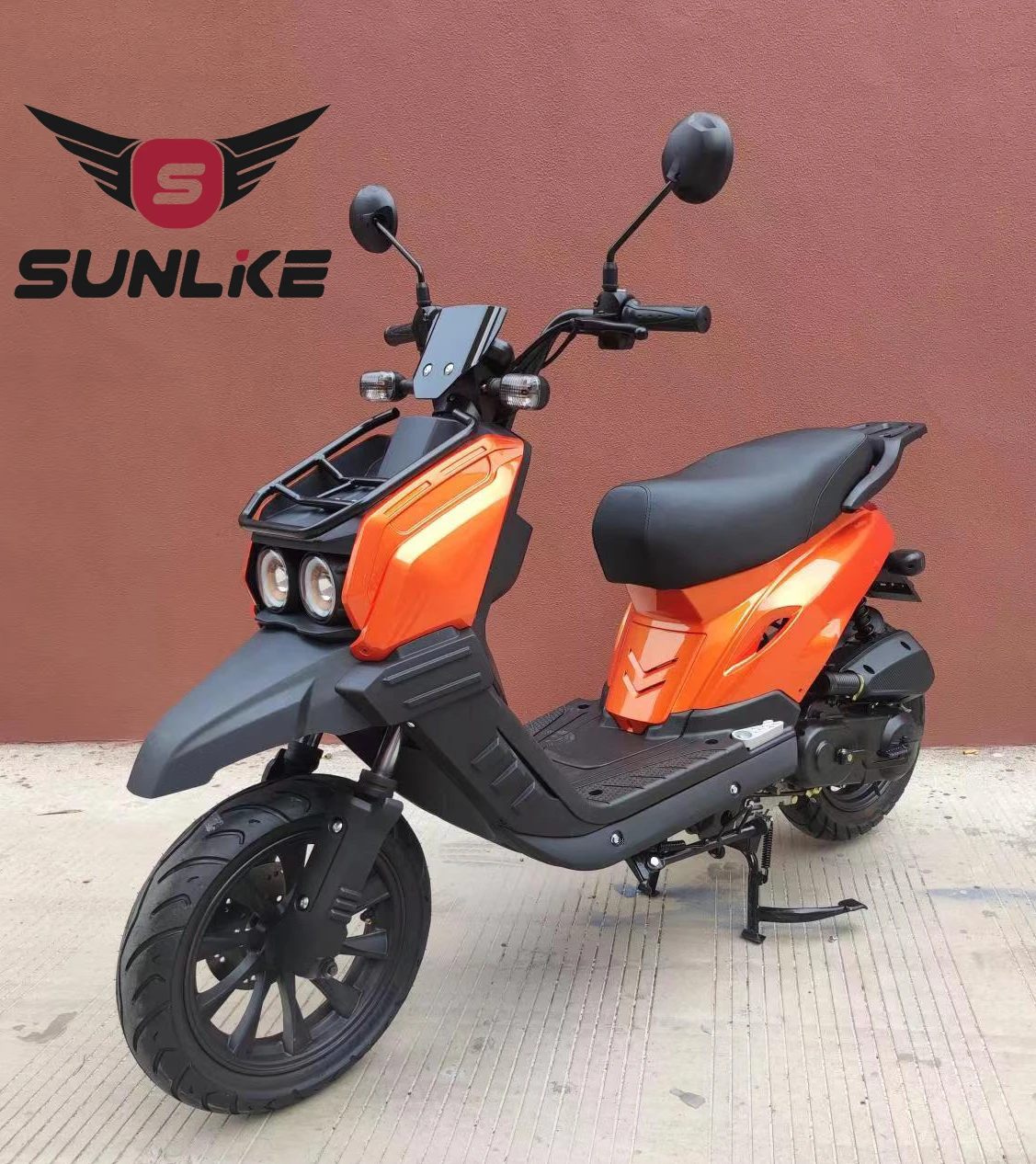 Sunlike Customized Colors 4-Stroke 50cc Gasoline Scooter 2 Wheels 61 ...