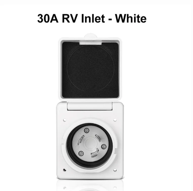 L062002 Rv 30 Amp Power Plug Receptacle Shore Power Inlet Twist Lock ...