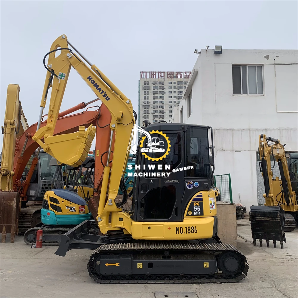 Used Origin Japan Komatsu Pc55 Mr Pc55mr,5.5ton Mini Used Excavator For Sale In Low Price With ...