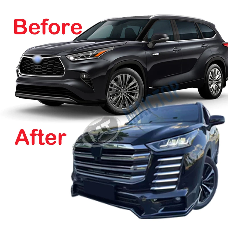 MAICTOP Car Accessories Facelift Front Rear Bumper Bodykit for ...