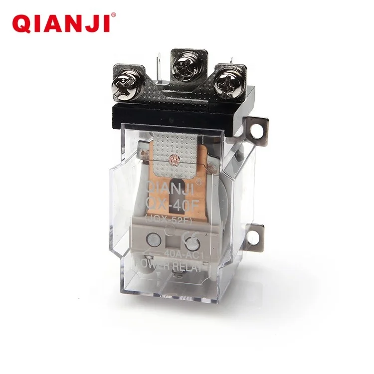 Qianji 12v 40a Relay Voltage Transparent Latching Mini Power Relay ...