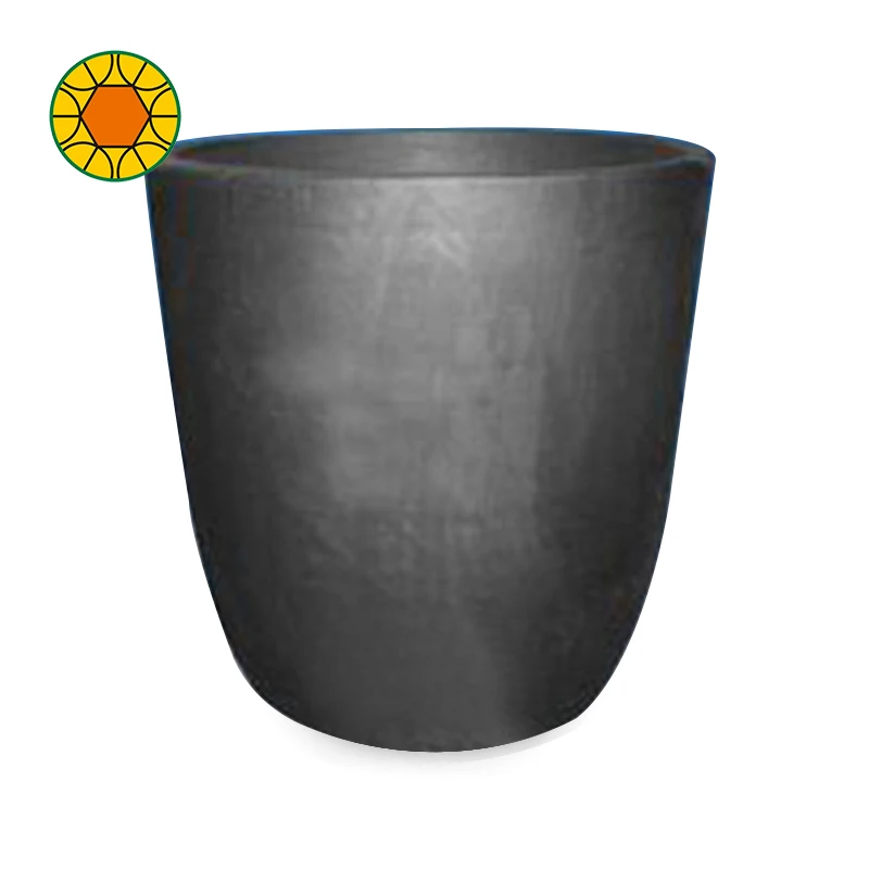 Customized Graphite Coated Crucible 20KG 50KG for Aluminum Melting