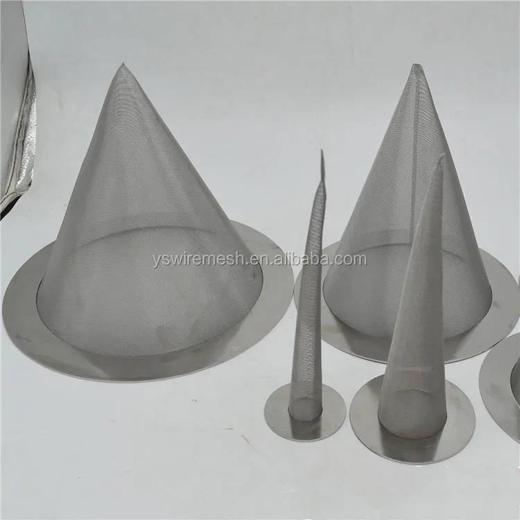 Fine Mesh Stainless Steel Conical Strainers - Durable Inline Cone ...