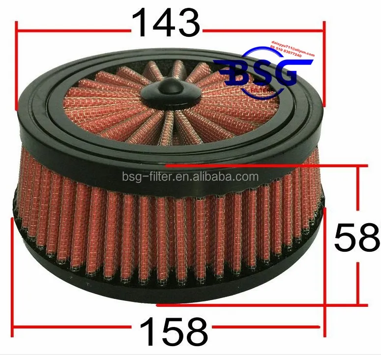 K&N Replacement Air Filter for Harley Davidson Dyna Super Glide Custom ...