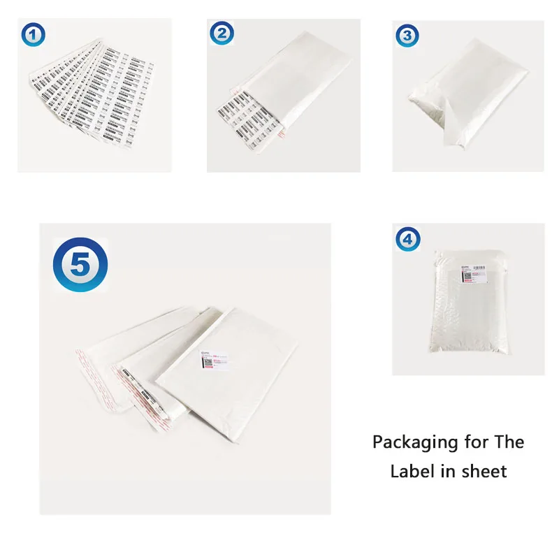 Custom Sticker Label A3 A4 A5 Paper Round Writeable Brown Kraft Sticker ...