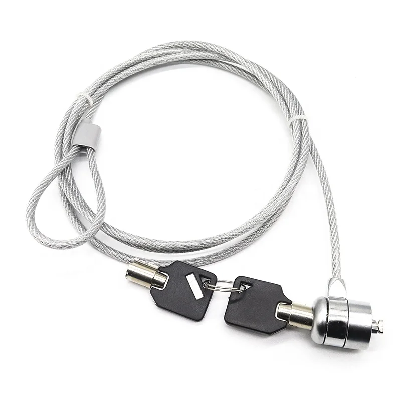 Anti-theft Cable Computer Laptop Key Lock Cable Wire Lock For Notebook ...