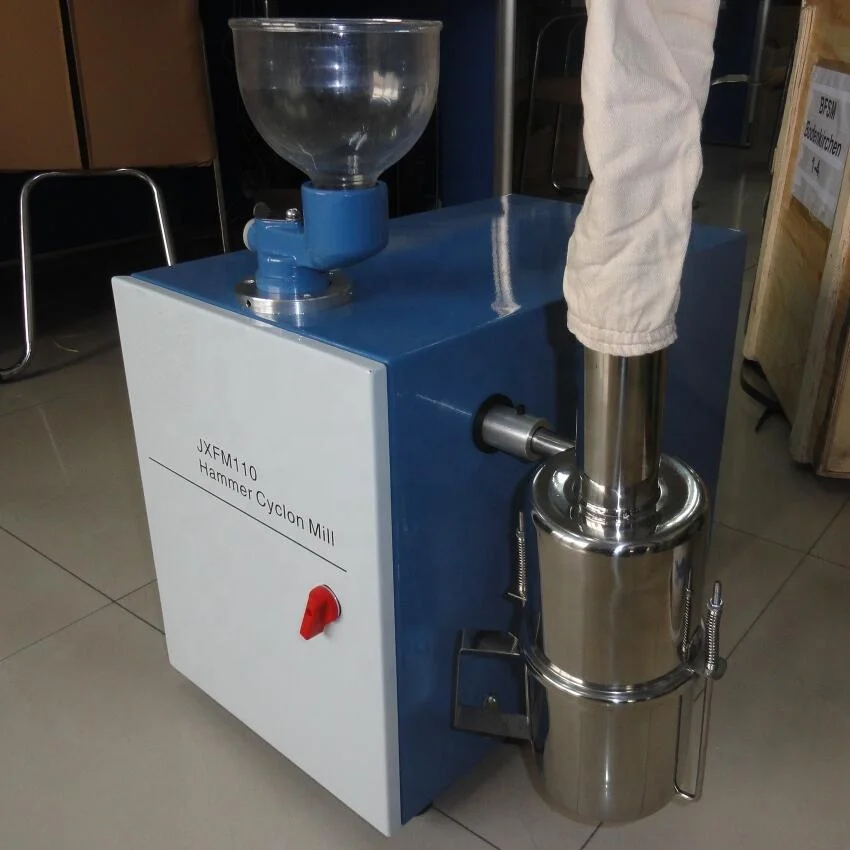 JXFM110 Lab Hammer Cyclone Mill, Cyclone Grain Sample Mill, Lab Grain ...