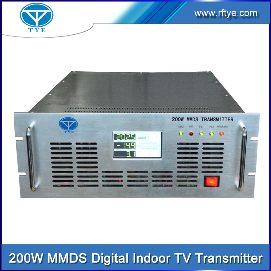 Terrestrial Transmission 200W MMDS Wireless TV Broadcasting Transmitter ...