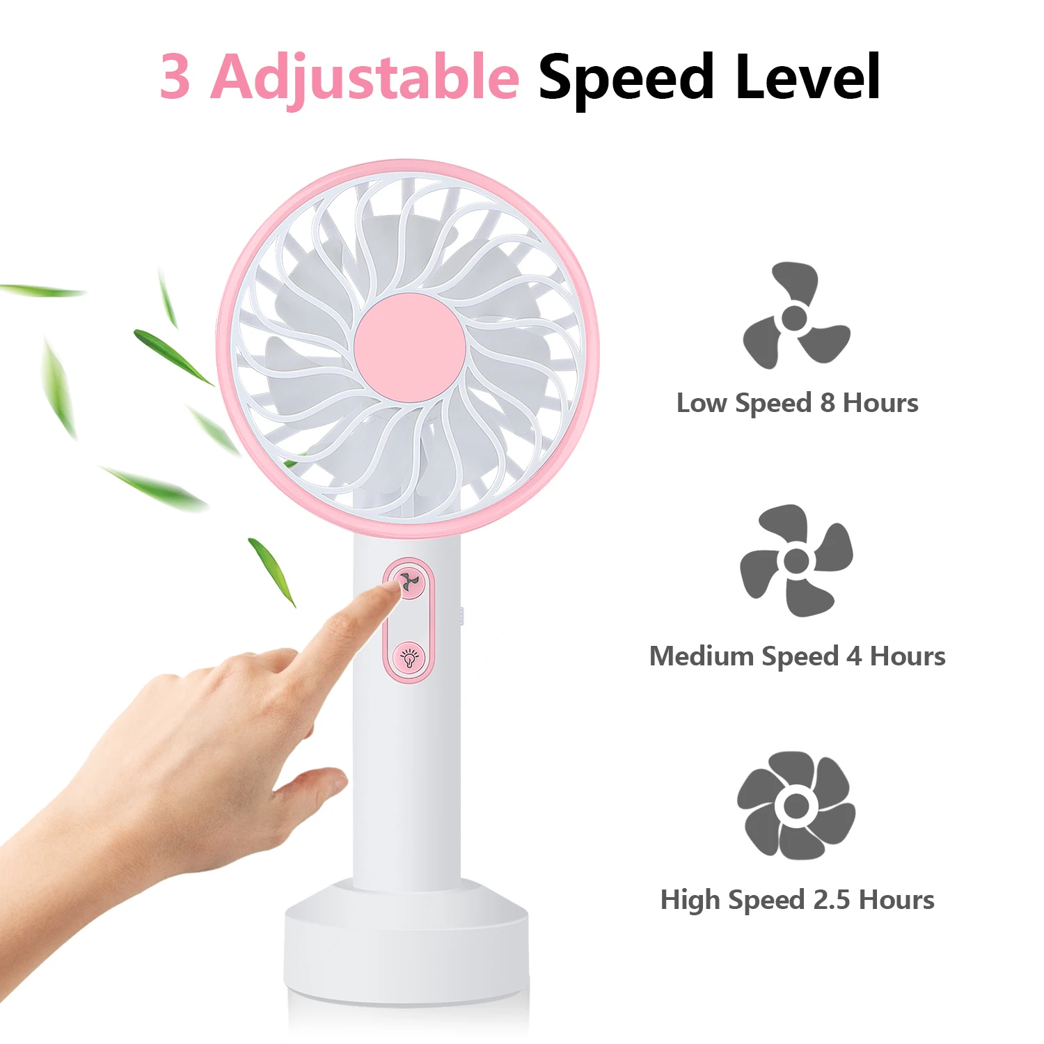 Mini Usb Chargeable Battery Fan Foldable Hand-held Electric Fan - Buy ...