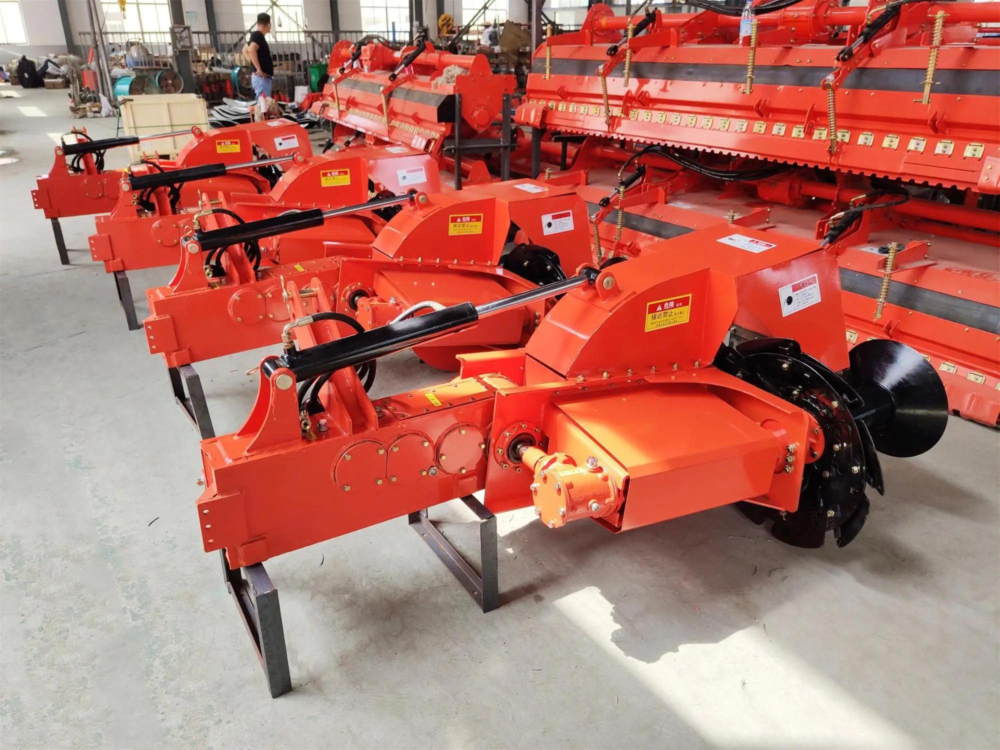 Rice Field Tractor Cultivator ridge Making Machine Ridger Plough Row ...