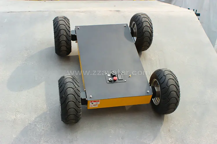 4 Wheel Robot Platform Tank Chassis with 48V DC Motor