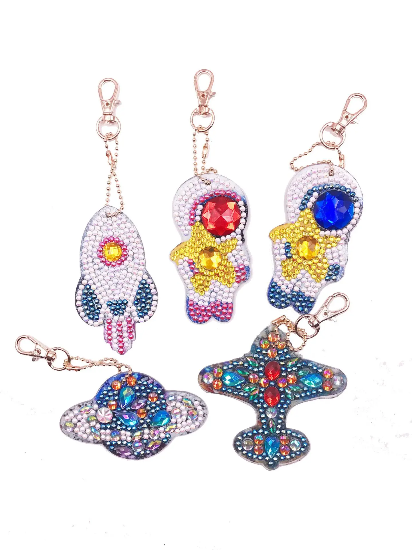 Custom Key Holder Diy Diamond Painting Keychain Kit Diy Diamond ...