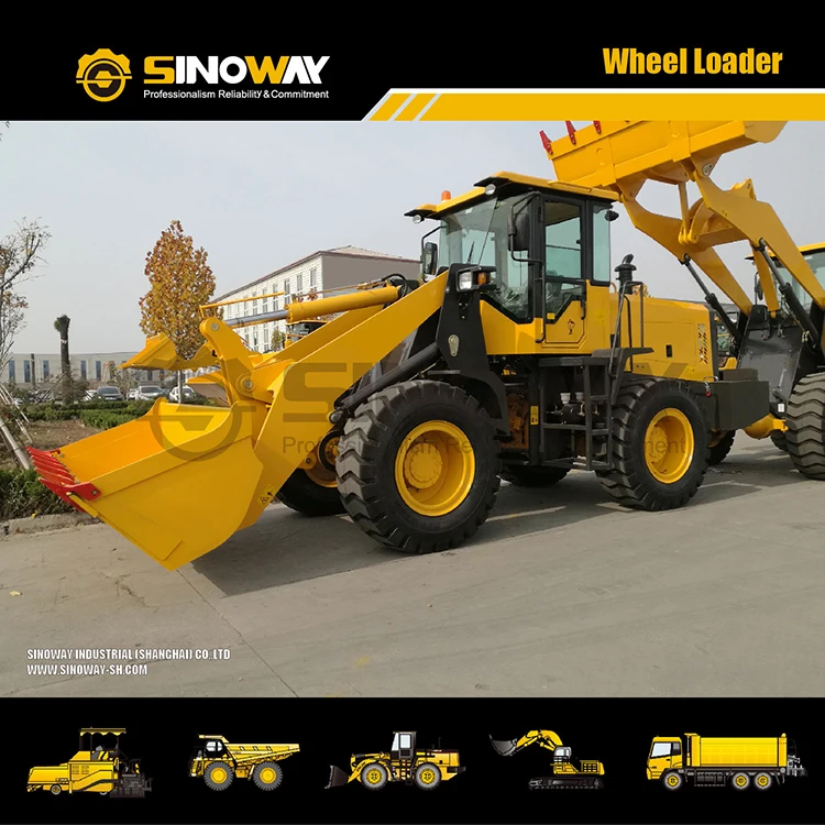 Mini Wheel Loader Sinoway Swl20f Small Payloader With Rock Bucket - Buy ...
