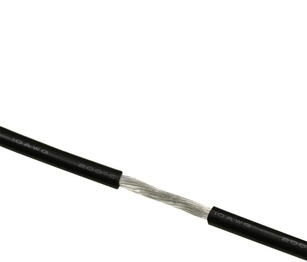 10 Gauge Silicone Wire Black Ultra Flexible 10 Awg Stranded Tinned ...