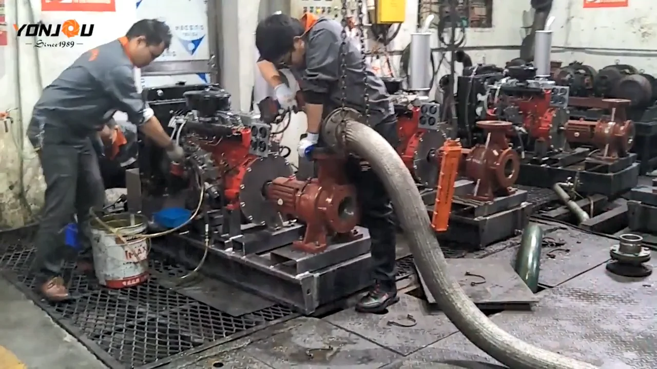 Yonjou High Pressure Diesel Engine Water Pump Unit For Agriculture ...